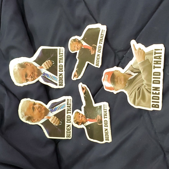 Office | 5 Salebiden Did That Trump Roasting Stickers Pk 25 1008 | Poshmark